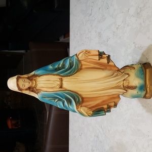 Other | Vintage Our Lady Of Grace Statue 17 | Poshmark